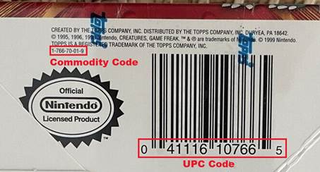 Commodity Code Collector Guide